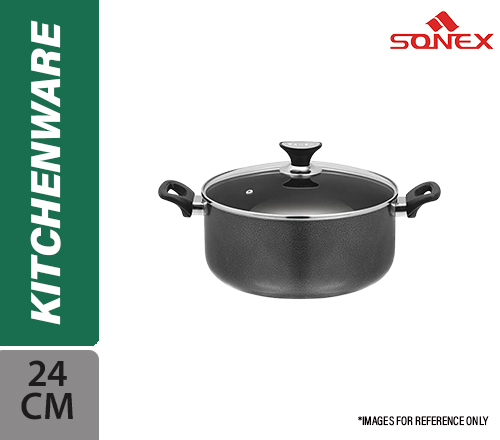 Sonex Classic Casserole Glass Lid – 24CM – Tezz Store